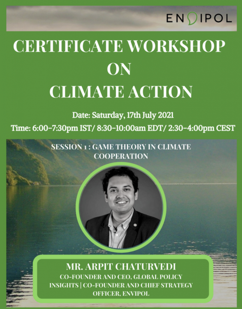 EnviPol SDG 13 Certificate Workshop on Climate Change - DevInfo.in