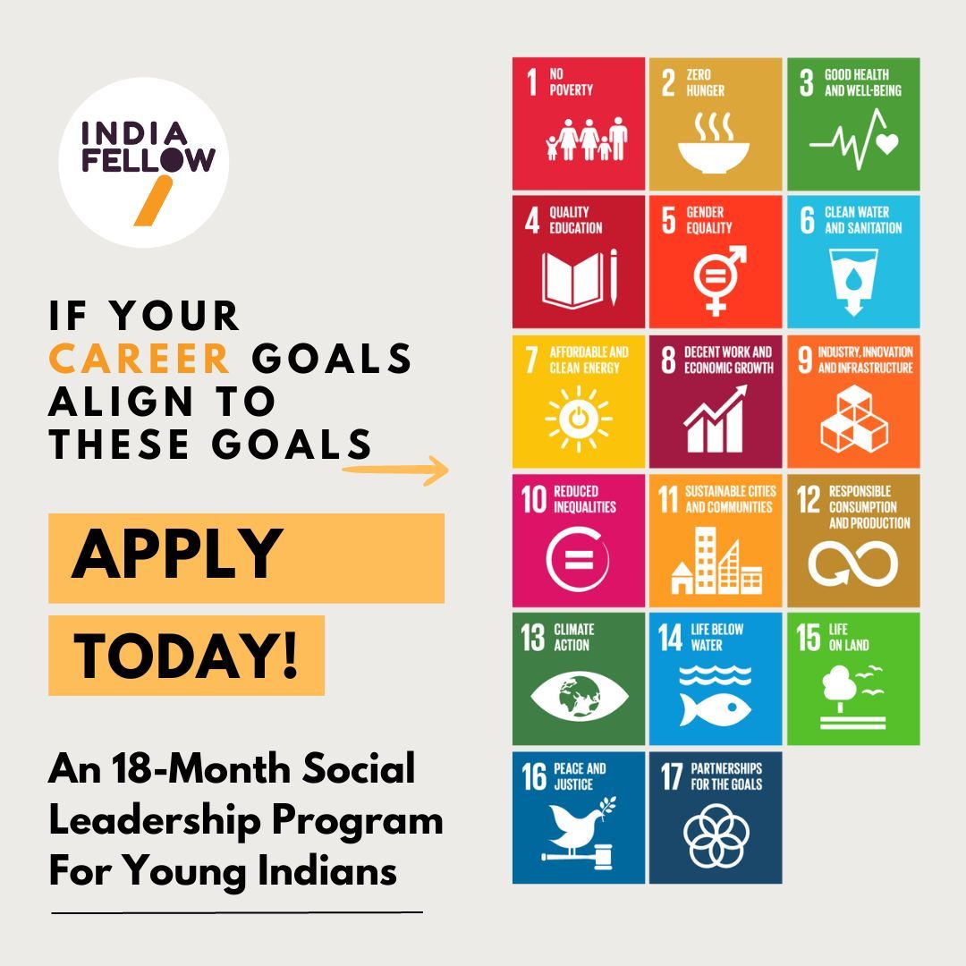 Leadership Program For Young Indians: India Fellow 16th cohort - DevInfo.in